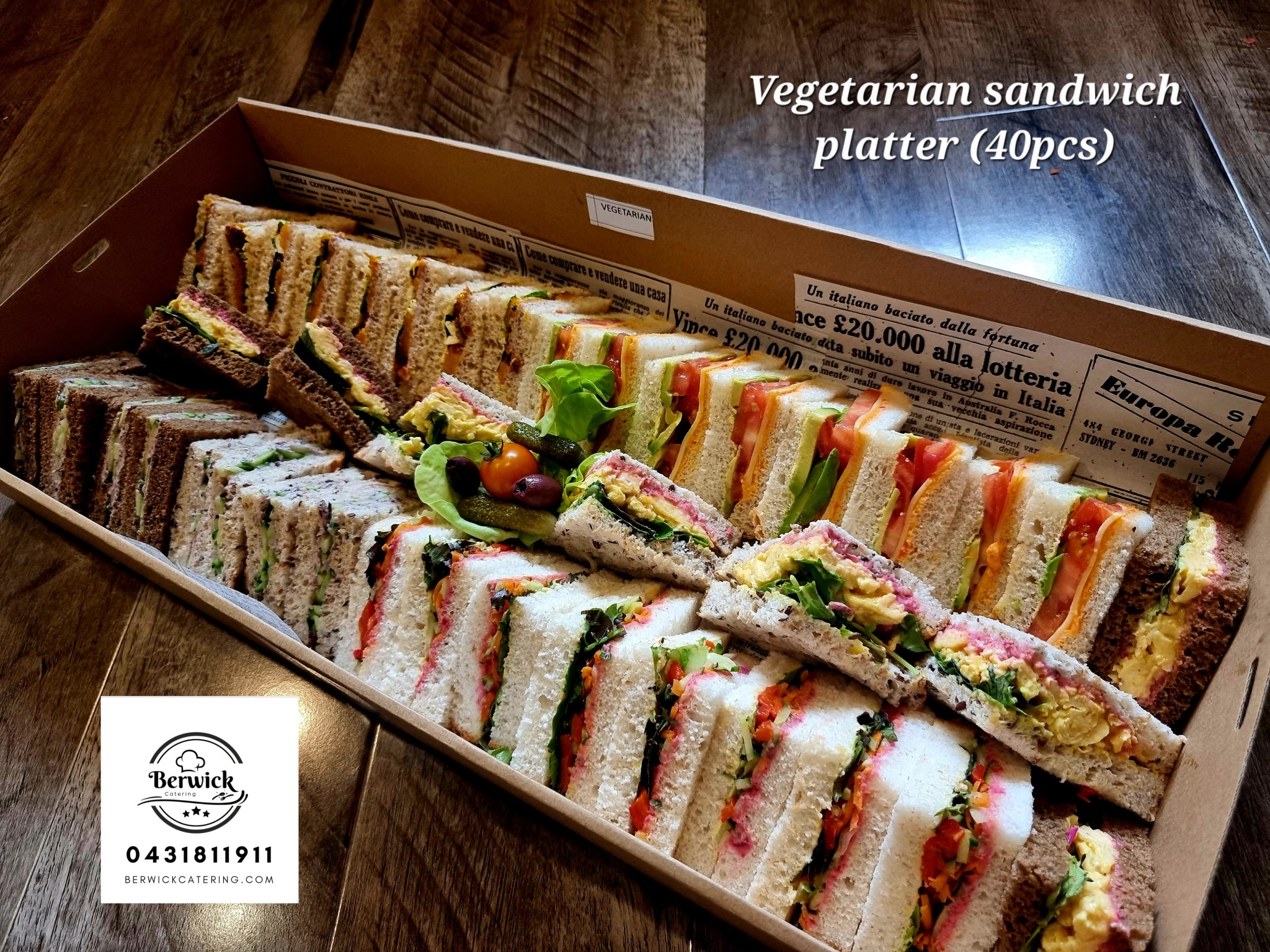 Sandwiches/ Wraps/ Sliders/ Salads/Sushi/Grazing box/Rice paper rolls ...